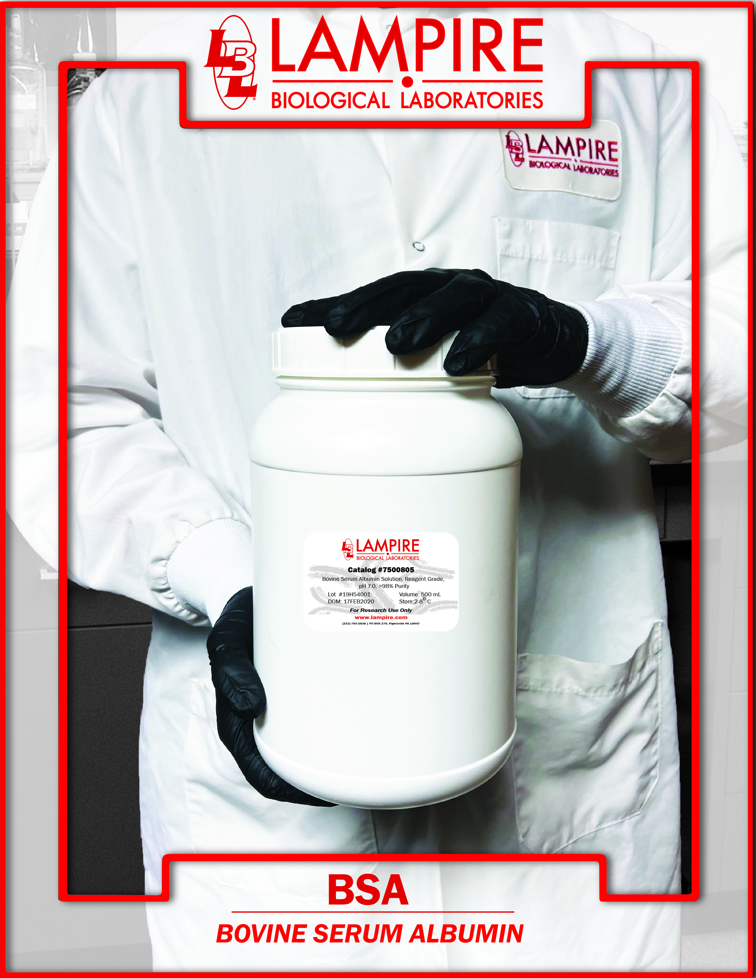 BSA: LYOPHILIZED | Lampire Biological Laboratories, Inc.